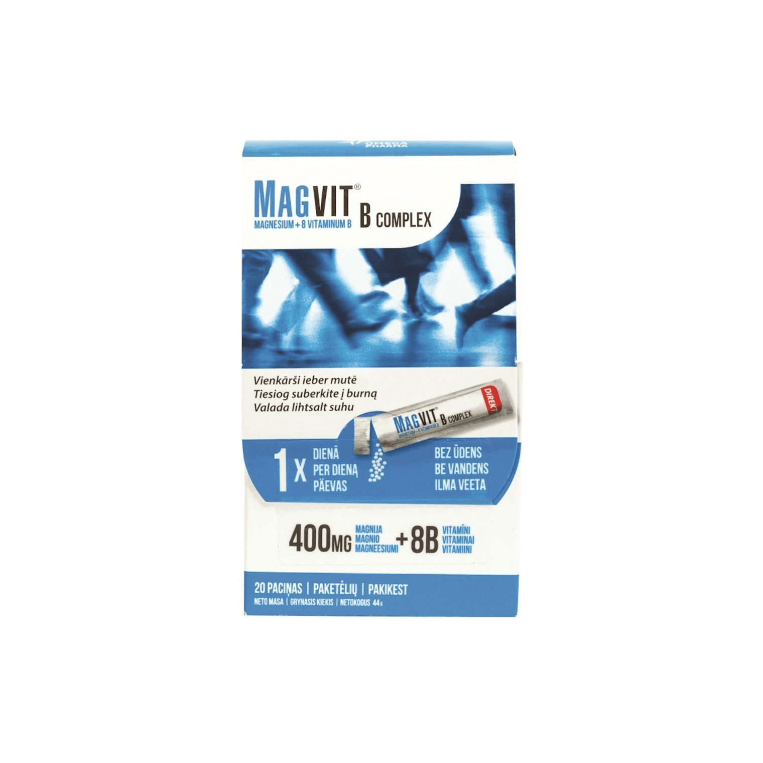 MAGVIT B6 Complex paketėliai su granulėmis N20 | BENU va