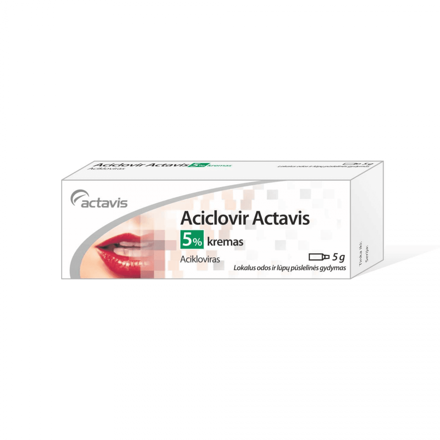 Aciclovir Actavis 50 mg/g kremas 5 g | BENU vaistinė int