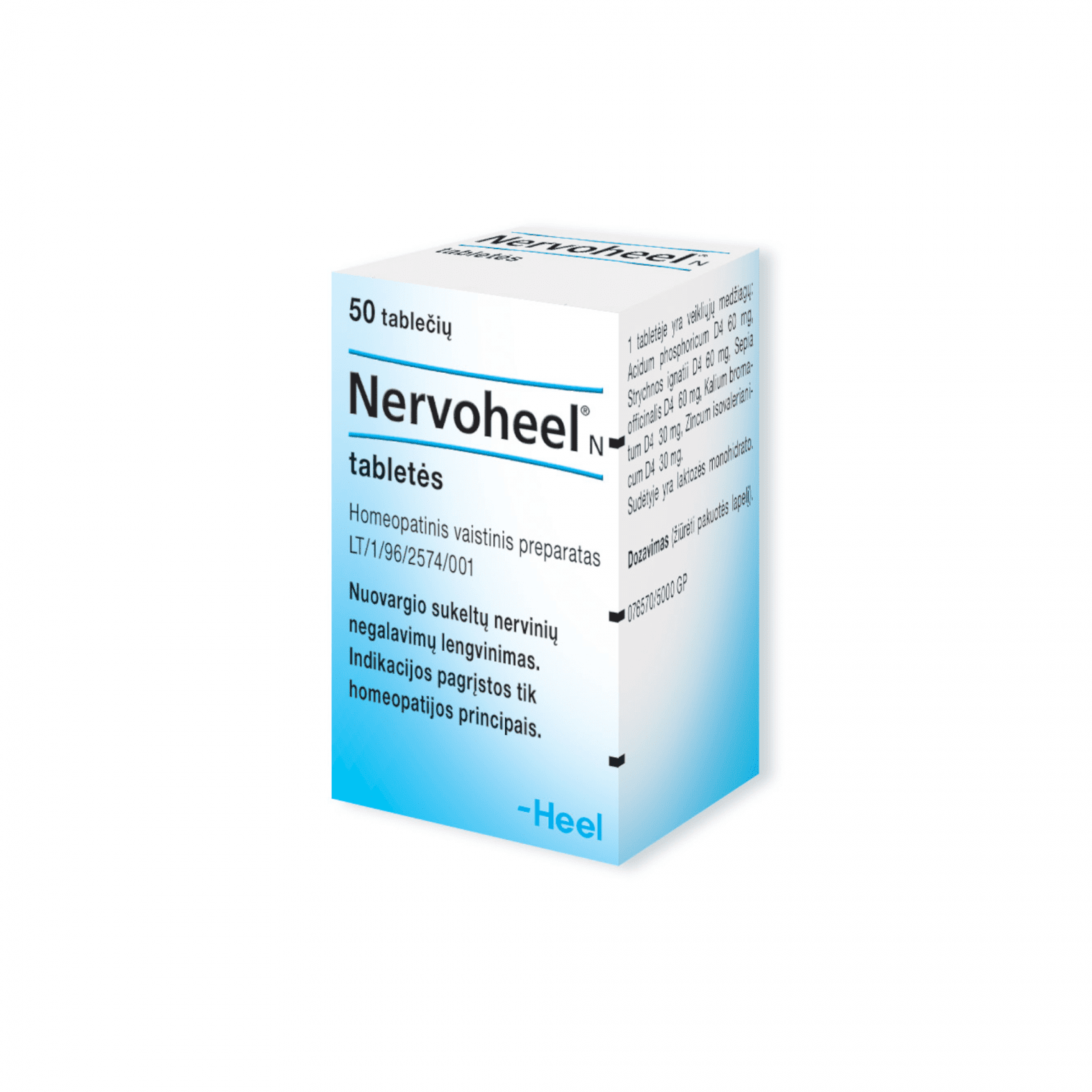 Nervoheel N tabletės N50 | BENU vaistinė internete – Nes
