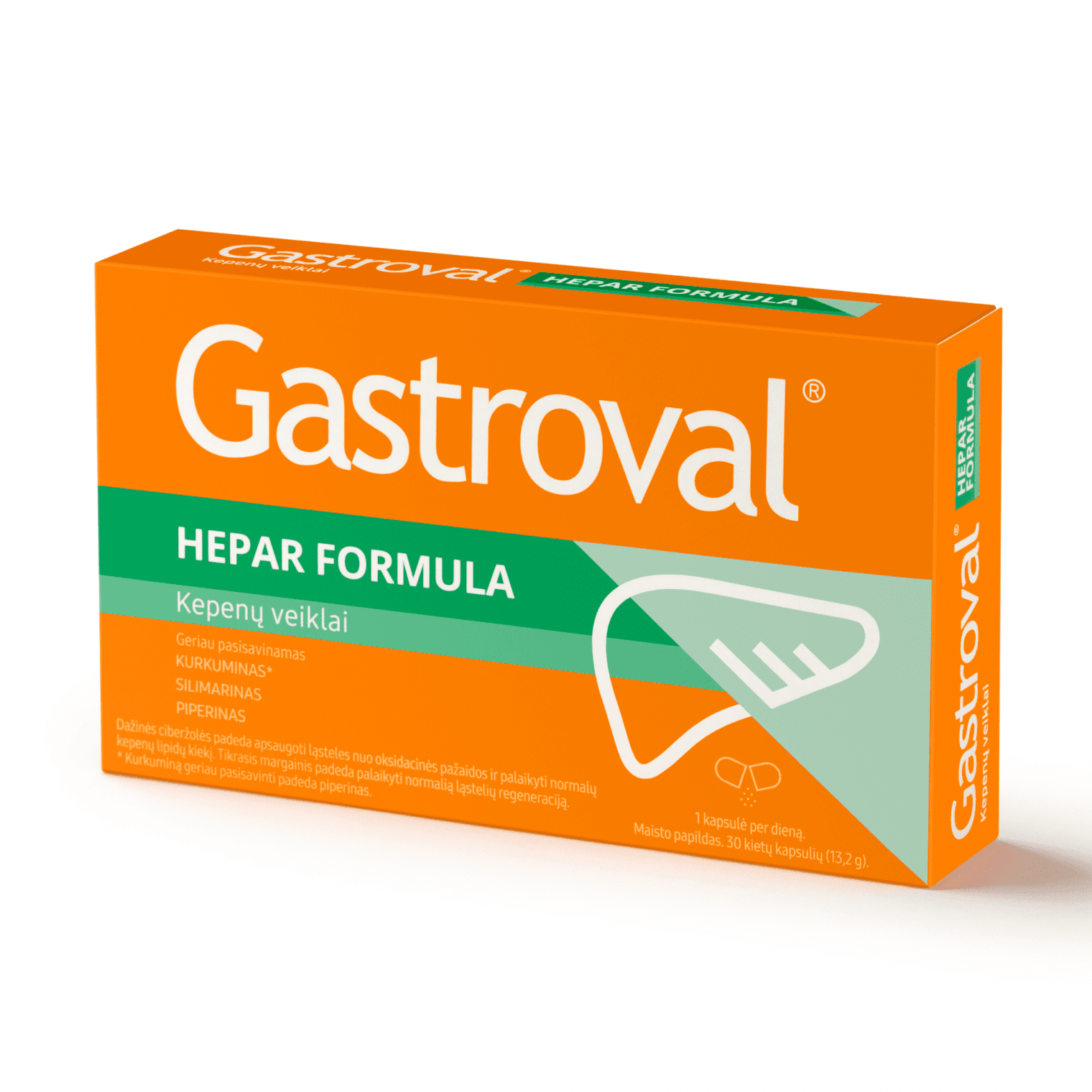 GASTROVAL Hepar formula kapsulės N30 | BENU vaistinė int