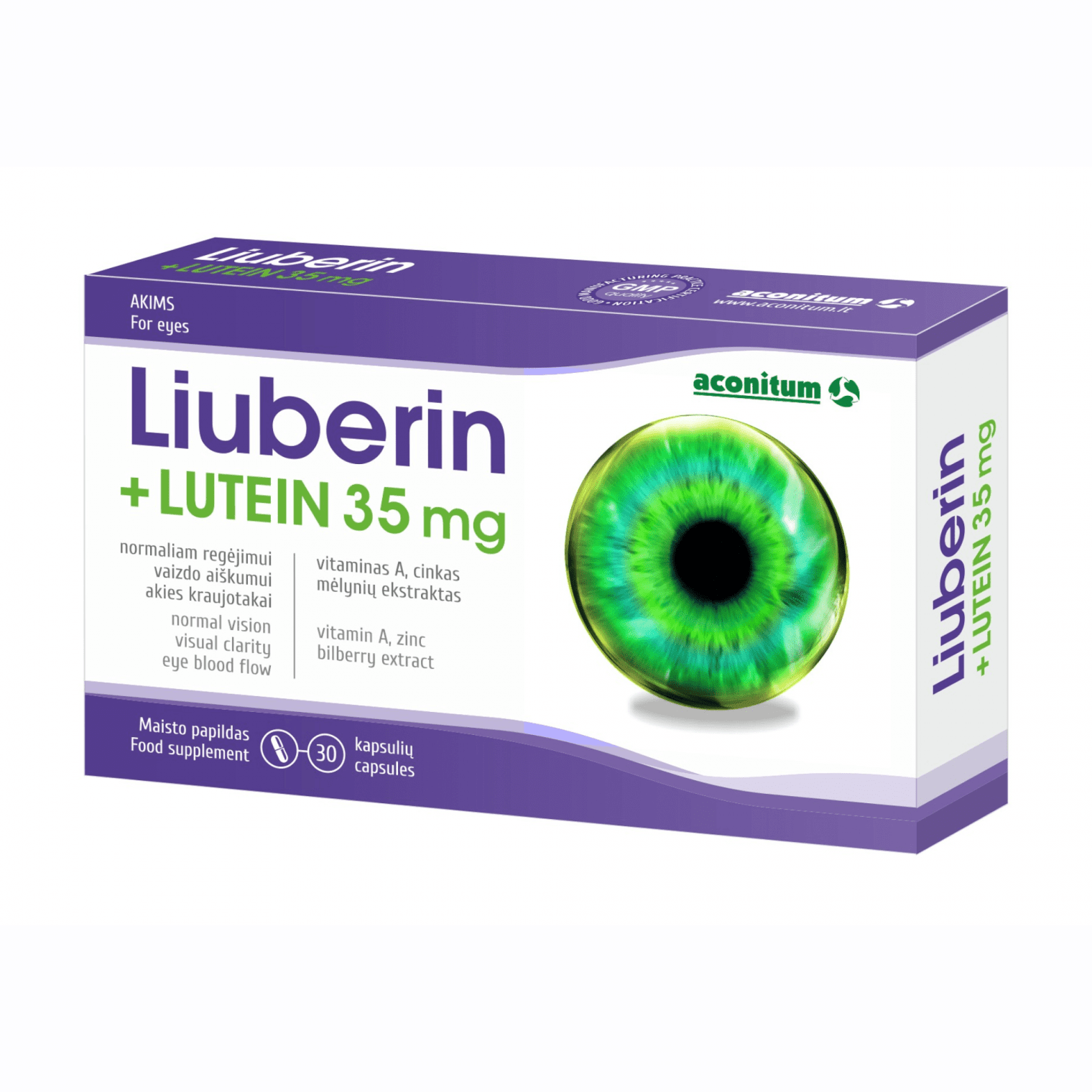 Liuberin + Lutein 35 mg kapsulės N30 | BENU vaistinė int
