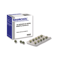 Rowachol skrandyje neirios minkštosios kapsulės N100 ...