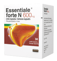 Essentiale forte N 600 mg kietosios kapsulės N30 | B ...