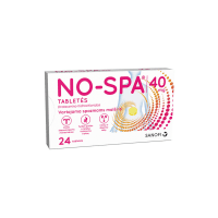 NO-SPA 40 mg tabletės N24 | BENU vaistinė internete ...