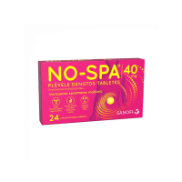 NO-SPA 40 mg plėvele dengtos tabletės N24 | BENU vai ...