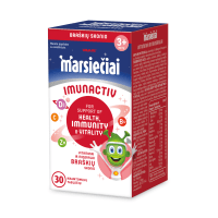 Marsiečiai Imunactiv braškių skonio kramtomosios tab ...