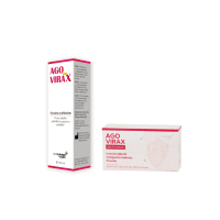 AGOVIRAX nosies purškiklio 20 ml ir Antivirus pastil ...