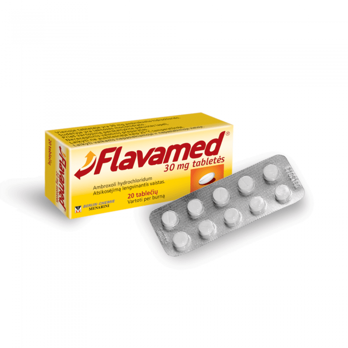Flavamed 30 mg tabletės N20 | BENU vaistinė internet ...