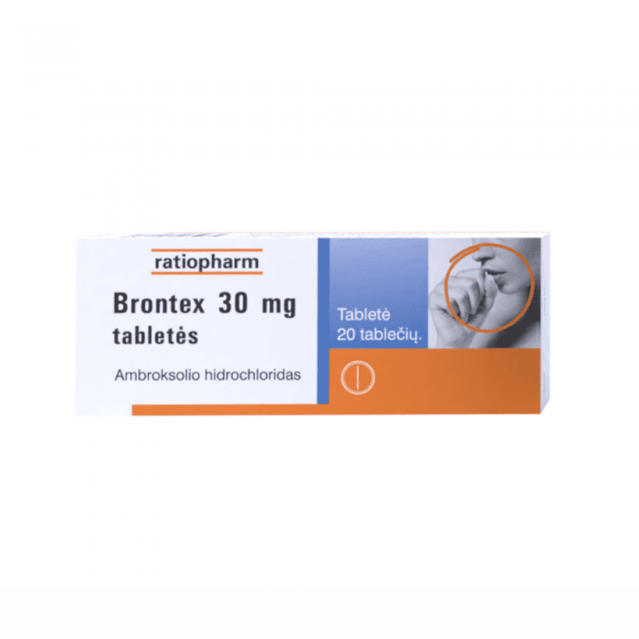 Brontex 30 mg tabletės N20 | BENU vaistinė internete ...