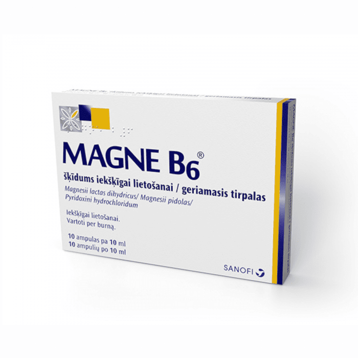 MAGNE B6 geriamas tirpalas 10 ml, N10 | BENU vaistin ...