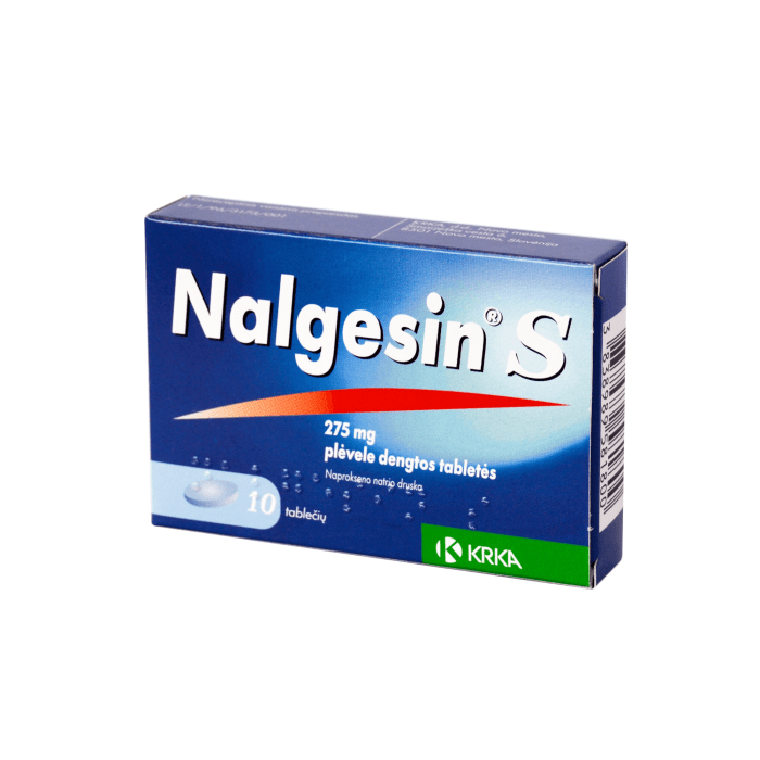 Nalgesin S 275 mg plėvele dengtos tabletės N10 | BEN ...