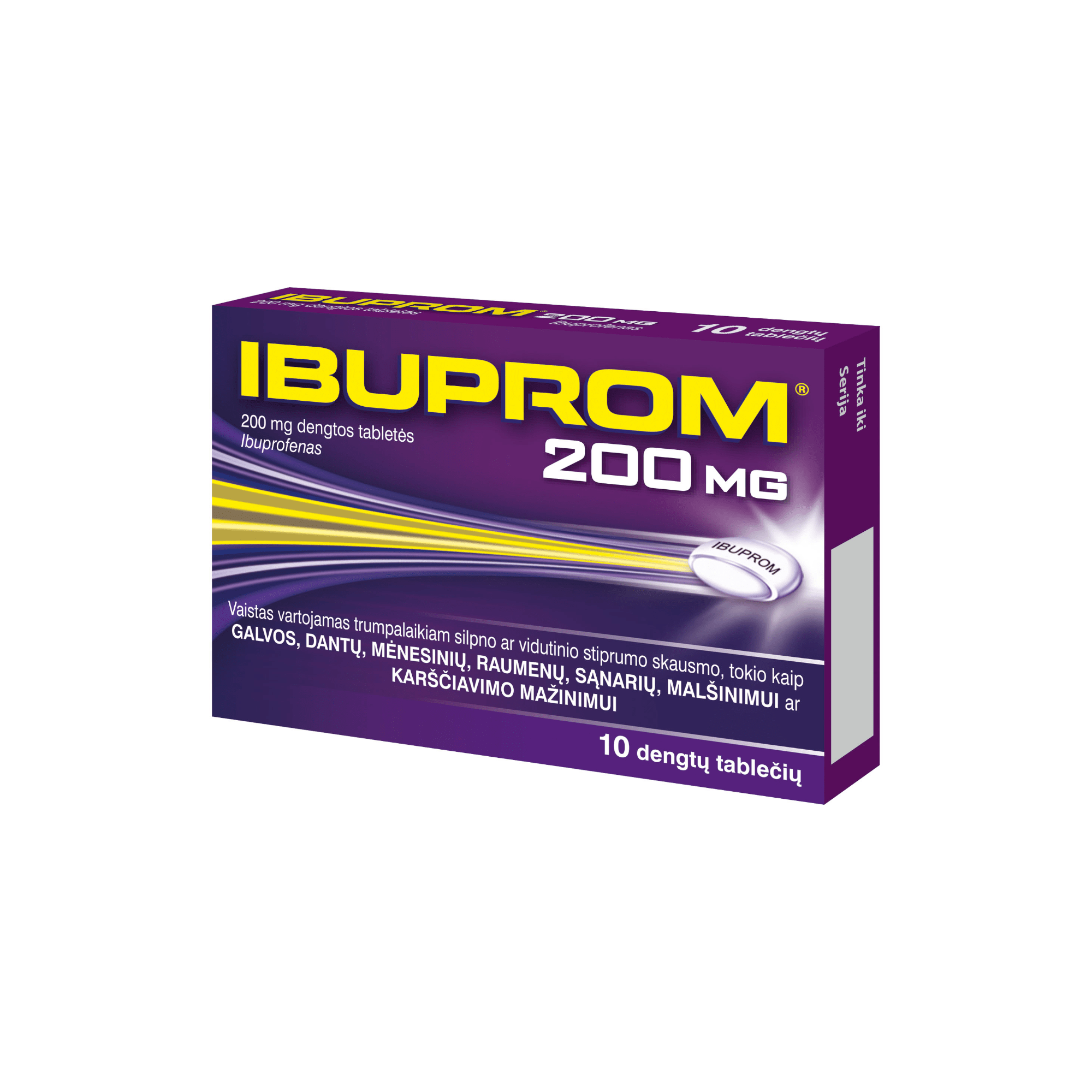 Ibuprom 200 mg plėvele dengtos tabletės N10 | BENU v ...