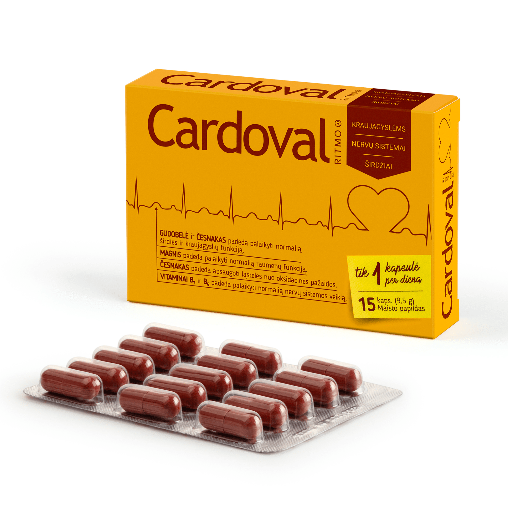 Cardoval Ritmo kietos kapsulės N15 | BENU vaistinė inter