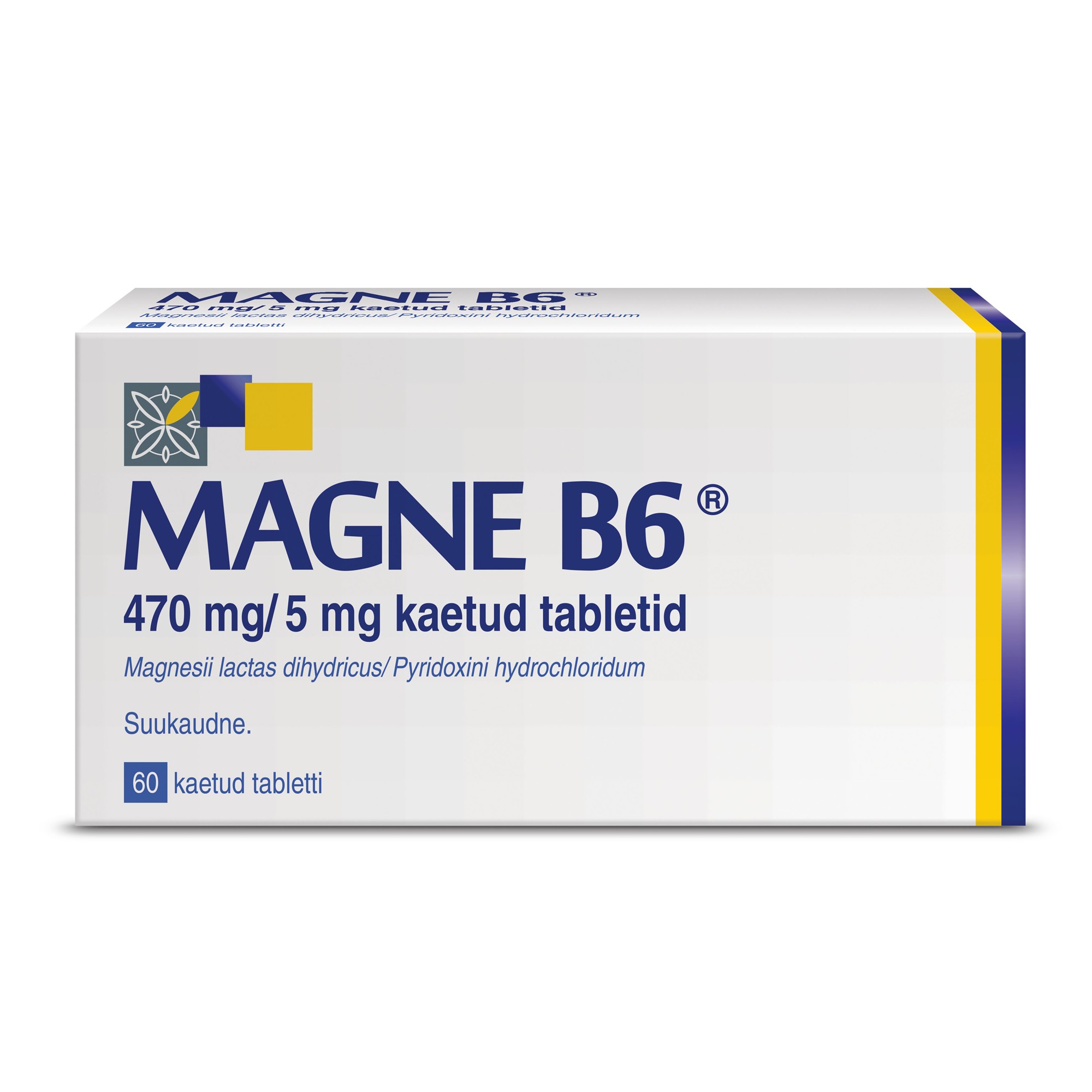 MAGNE B6 470 mg/5 mg dengtos tabletės N60 | BENU va ...