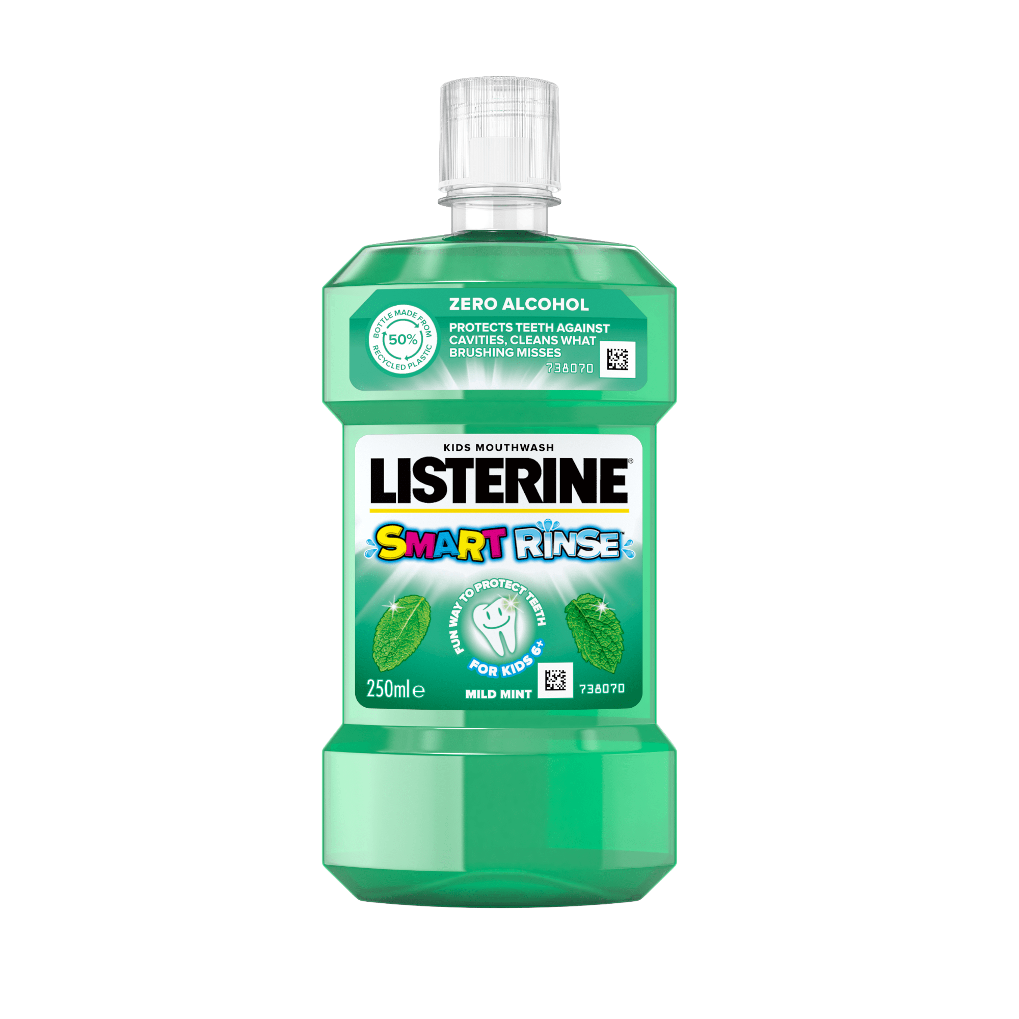 LISTERINE mėtų skonio burnos skalavimo skystis SMART ...